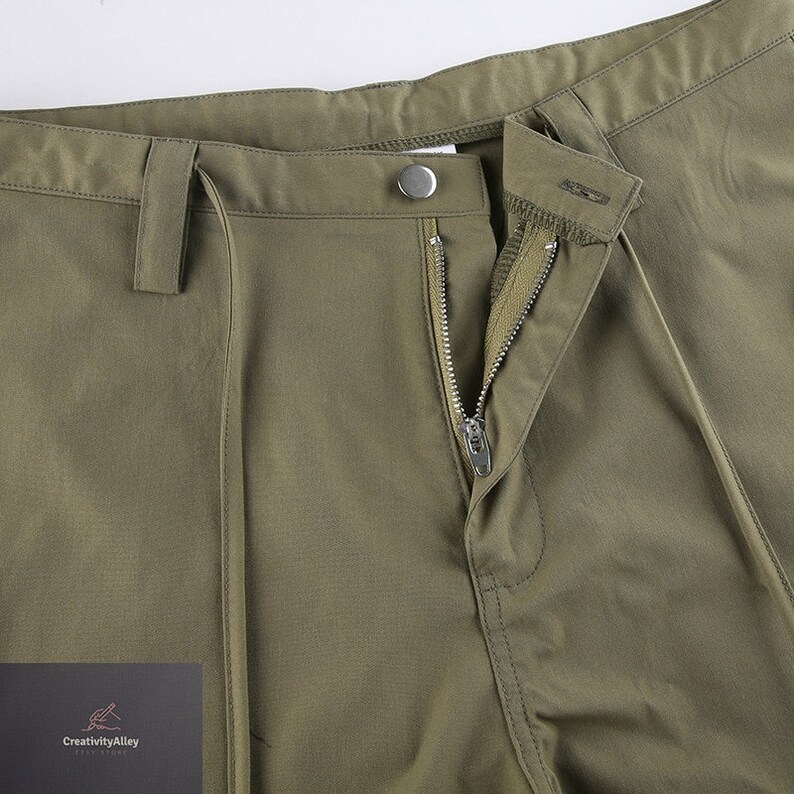 Y2k Cargo Pants Green Tie Up Trousers Womens Low Waist Etsy