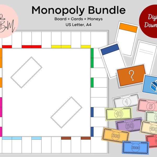 Printed Monopoly Money - Etsy