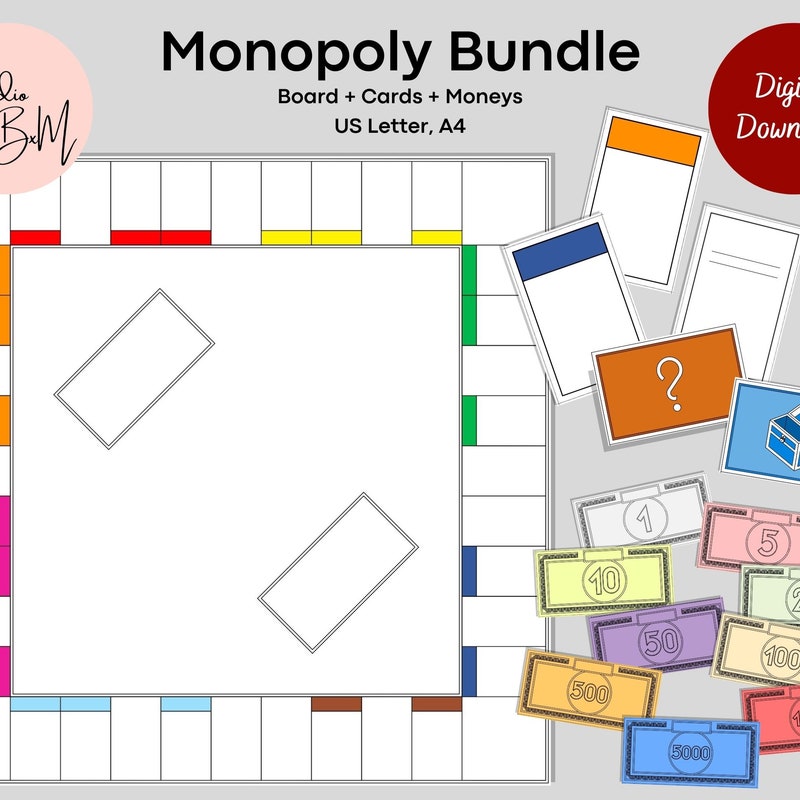 Printed Monopoly Money - Etsy