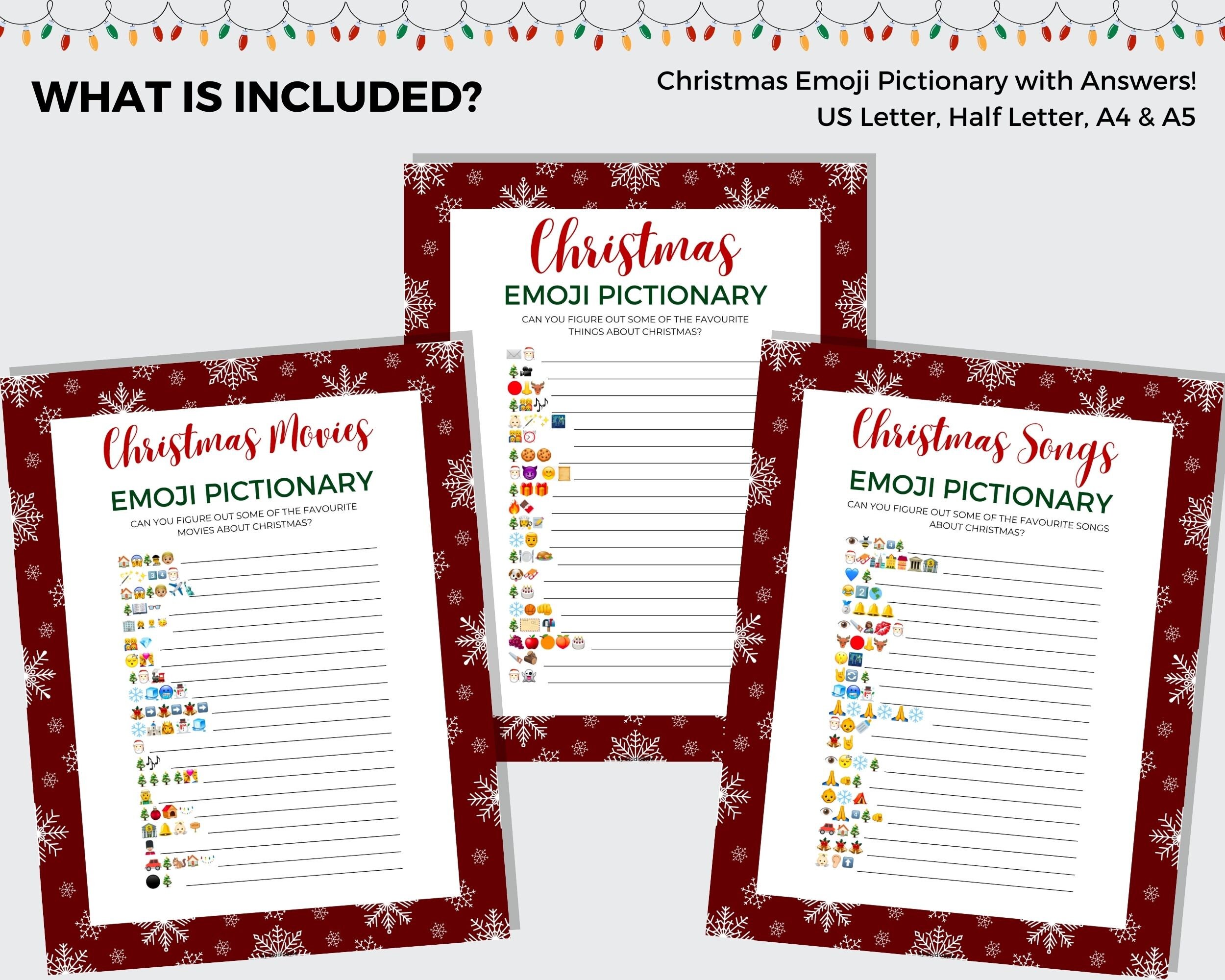 Printable Christmas Game 27 Christmas Party Trivia Game - Etsy