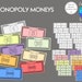 Monopoly Cards, Chance and Community Chest, Custom Monopoly Game ...