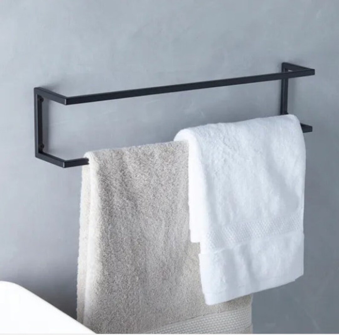 Modern Steel Towel Rack Holder, Wall-mounted Vertical Towel Rack, Wall ...