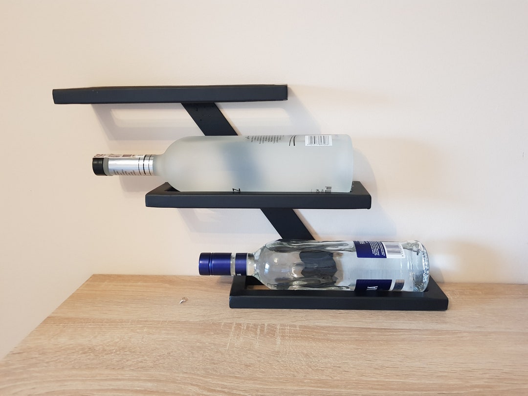 Bottle Wall Mounted Wine Racks, Industrial Wine Rack Wall Mounted ...