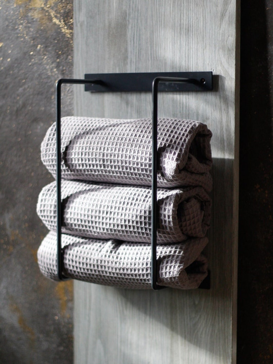 Wall Mounted for Bathroom, Metal Towel Racks, Wall Towel Storage ...