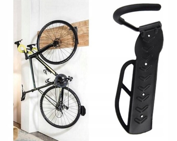 Wooden Wall Hook for Bike Storage, Vertical Bike Holder, Bicycle Hook ...