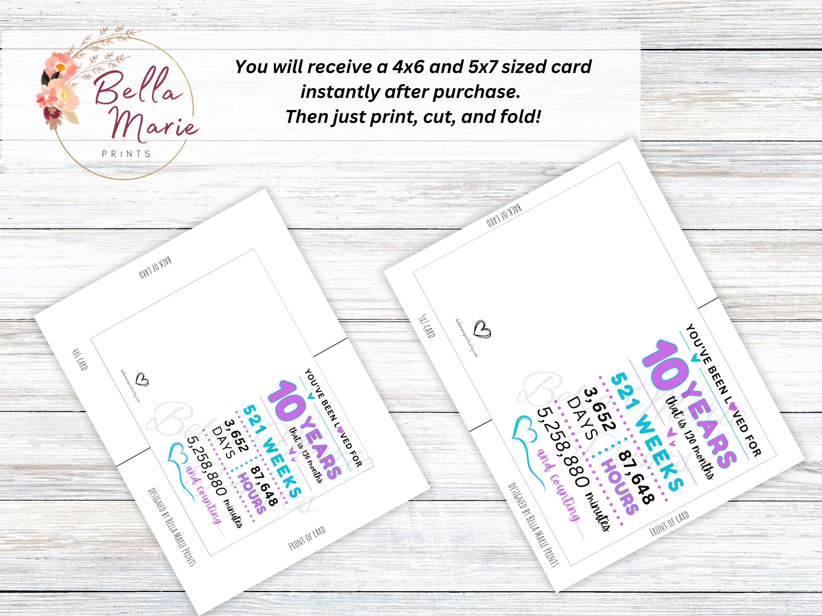 10th Birthday Card, Printable 10th Milestone Birthday Card, You Have ...