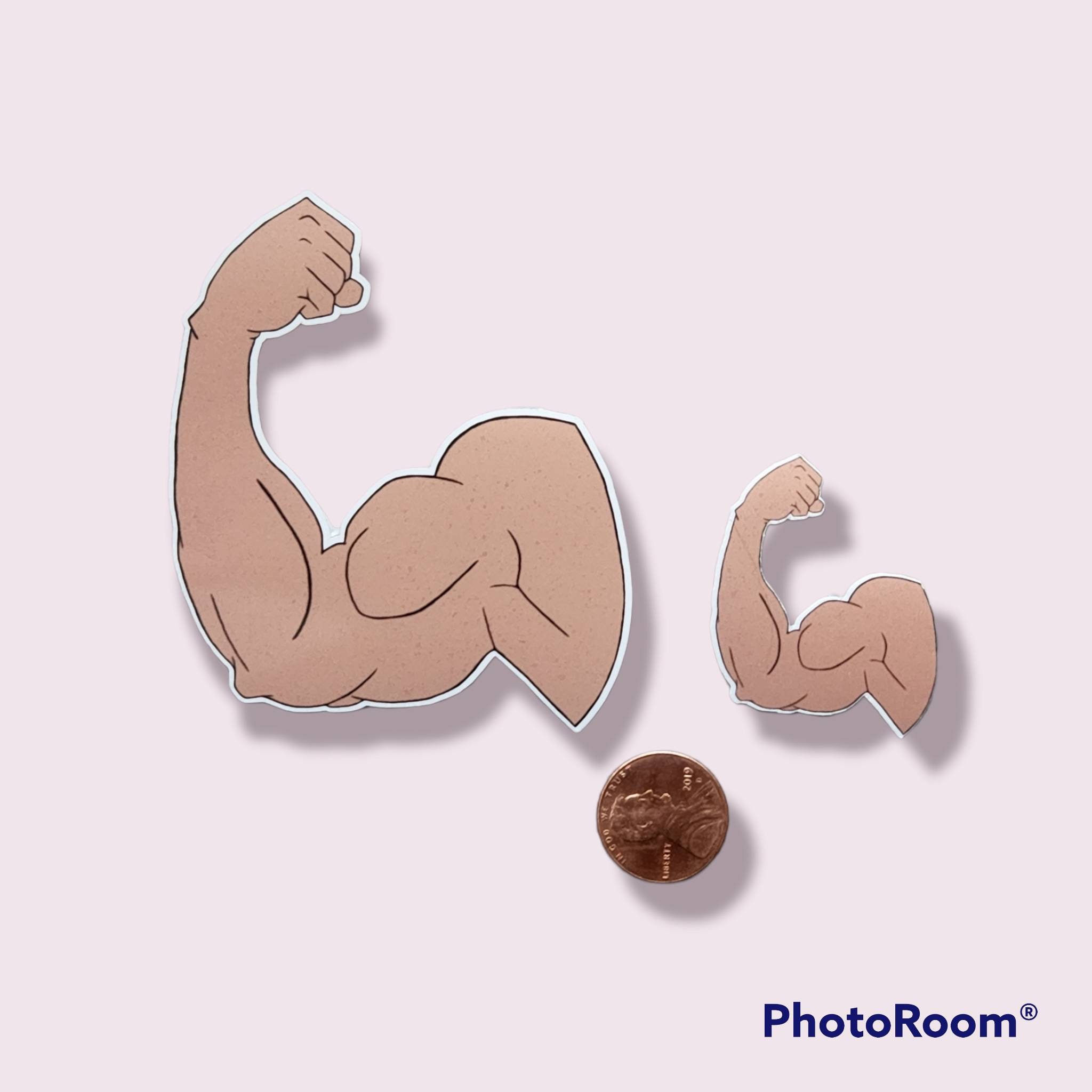 Bicep Stickers for Swole People Gym Powerlifting - Etsy