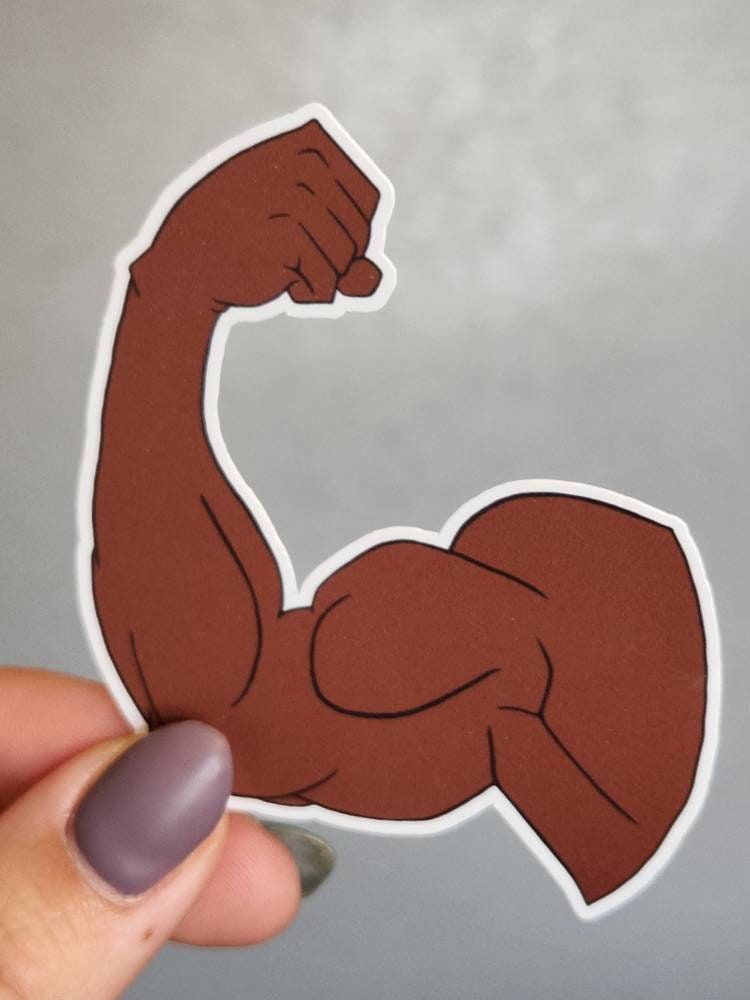 Bicep Stickers for Swole People Gym Powerlifting - Etsy