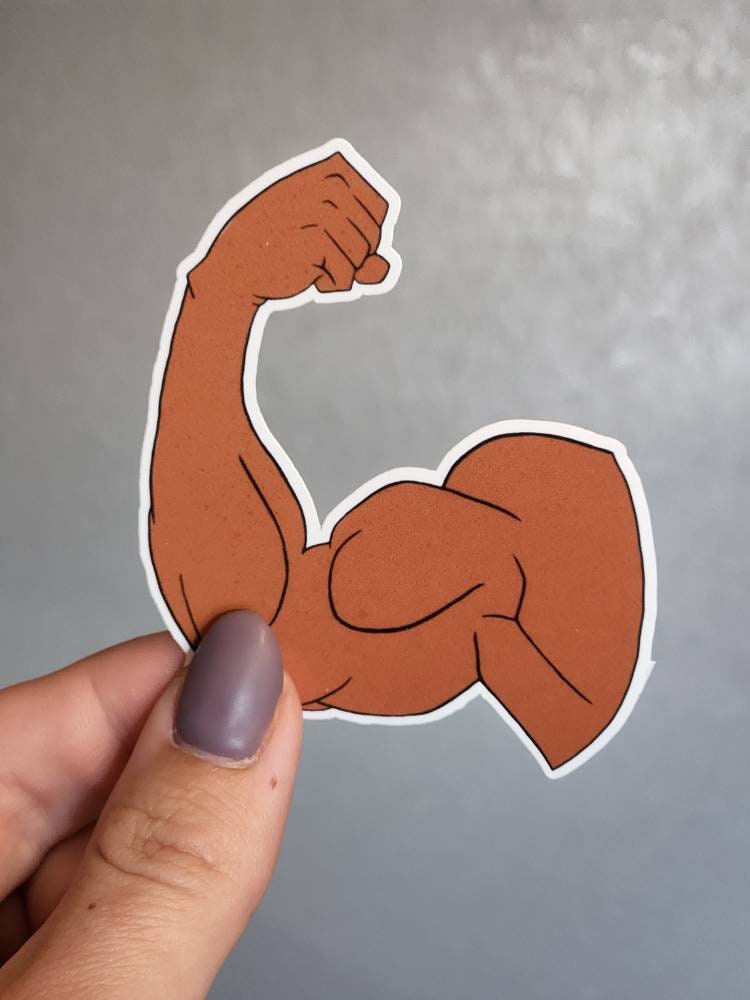 Bicep Stickers for Swole People Gym Powerlifting - Etsy