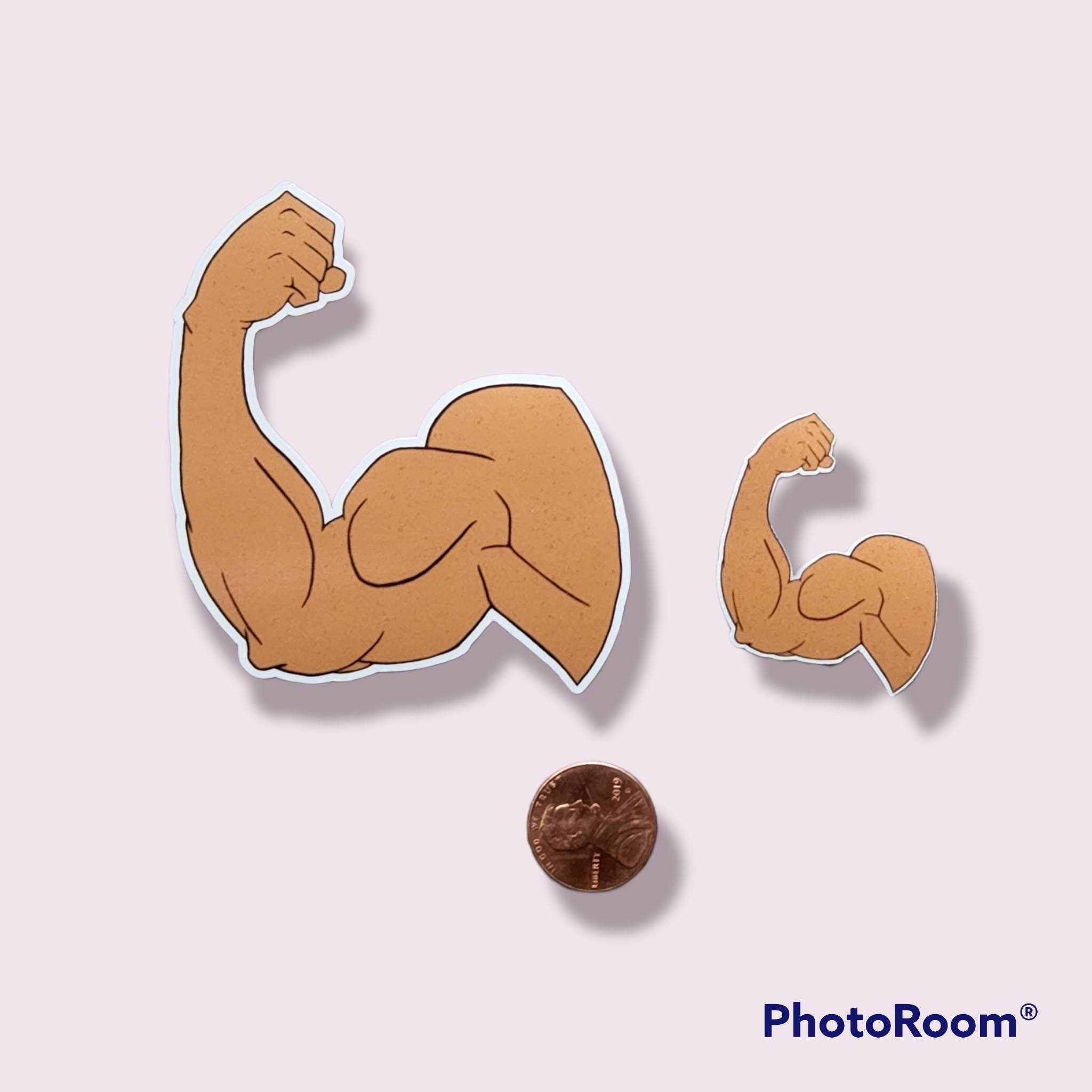 Bicep Stickers for Swole People Gym Powerlifting - Etsy