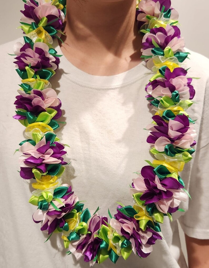 Cute Handmade Ribbon Leis - Etsy