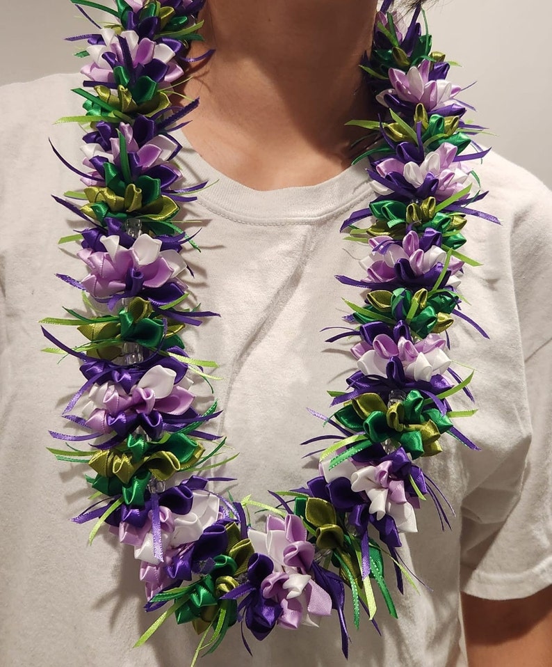 Cute Handmade Ribbon Leis - Etsy
