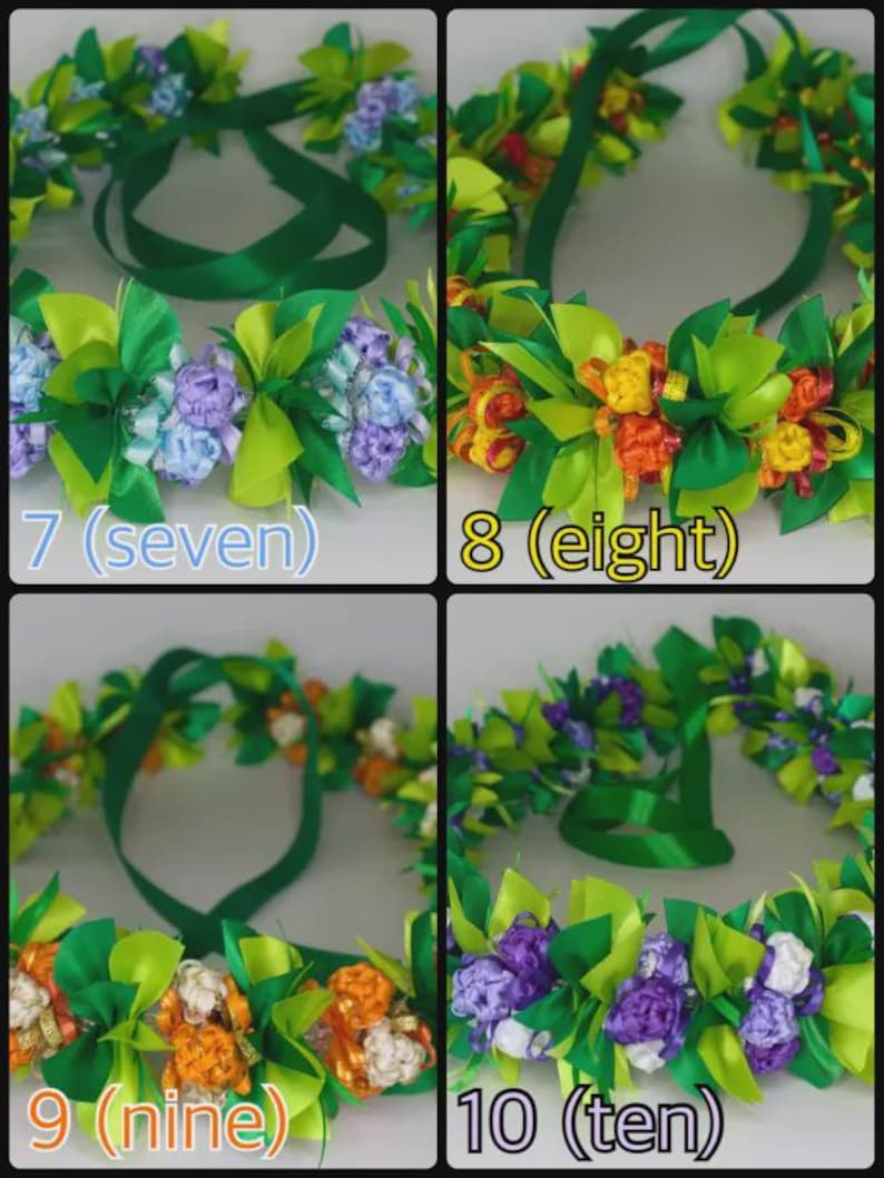 Cute Handmade Ribbon Leis - Etsy