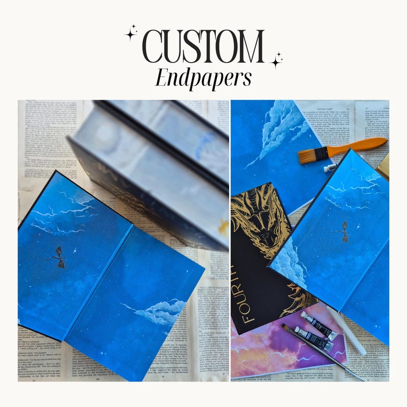 Fourth Wing Painted Edges Set - Etsy