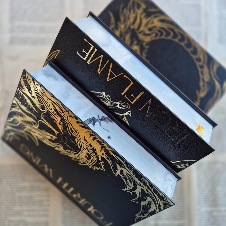 Fourth Wing Painted Edges Set - Etsy