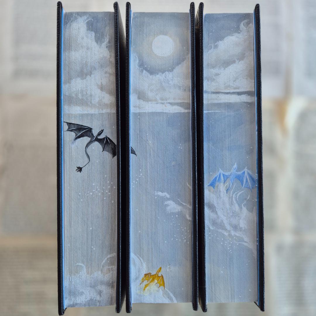 Fourth Wing Painted Edges Set - Etsy