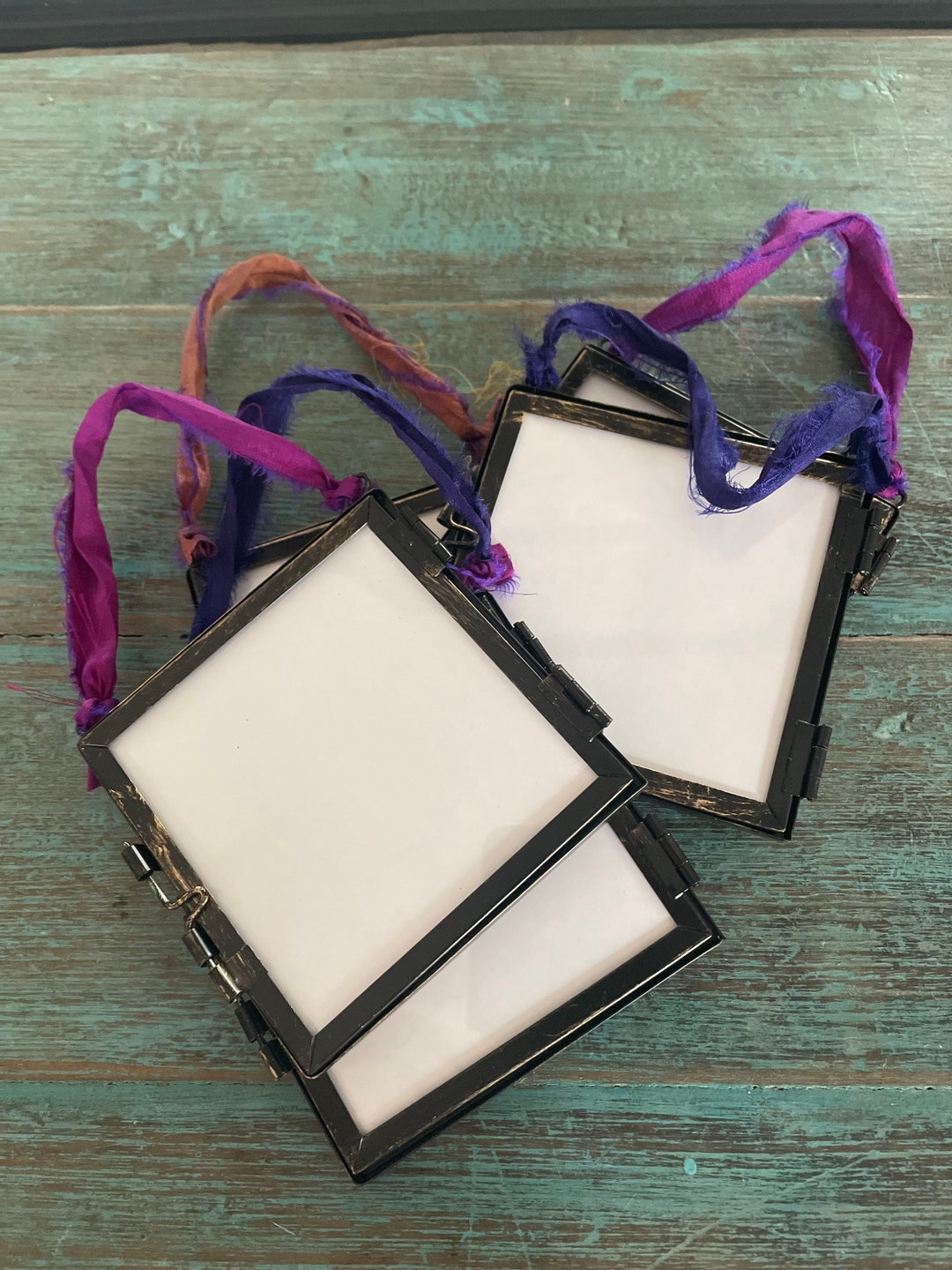 Rustic Vintage Detailed Hanging Picture Sari Tie a Great - Etsy