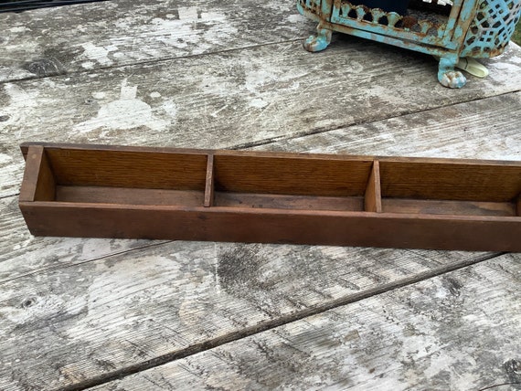 Vintage Rustic Wooden Storage Box - Etsy