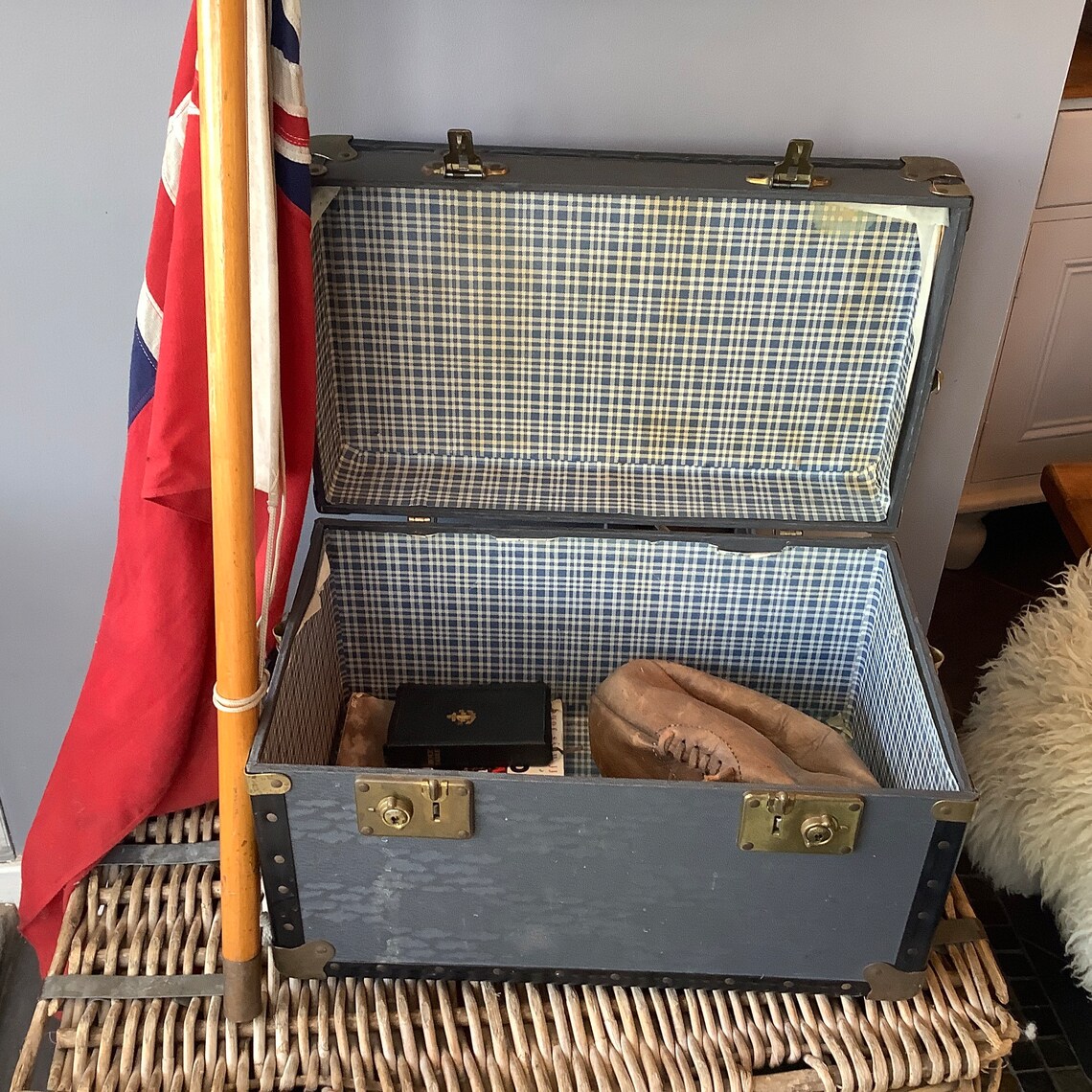 Vintage Matrons Boarding School Trunk Box Storage 1950s Prop - Etsy UK