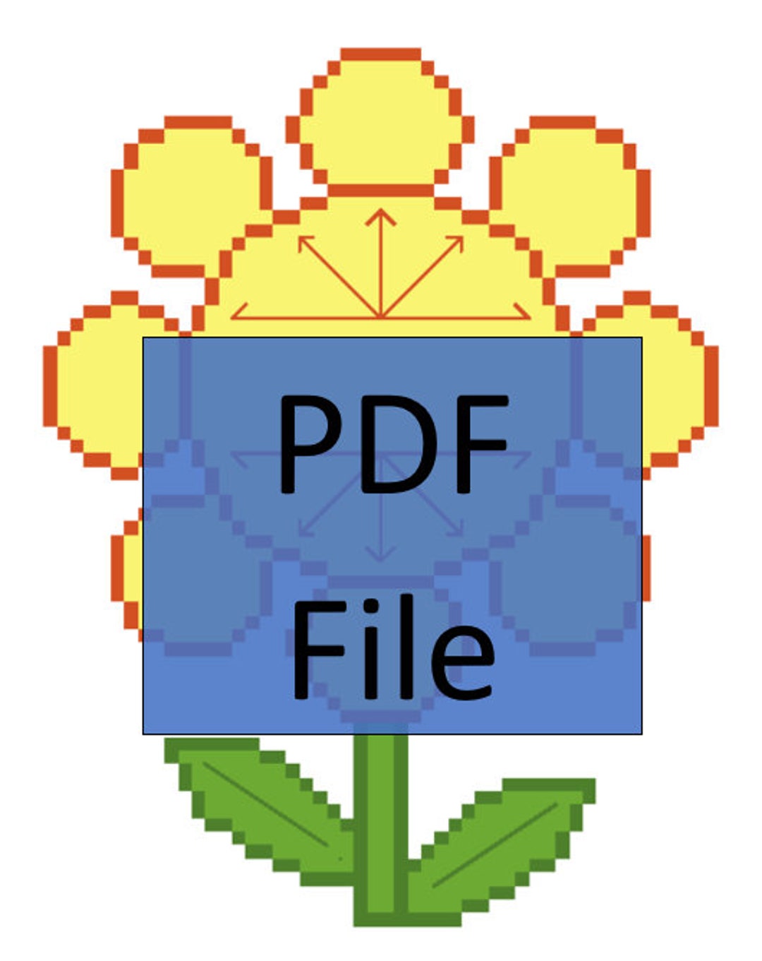 Cross Stitch Pattern: Small World Flower - Etsy