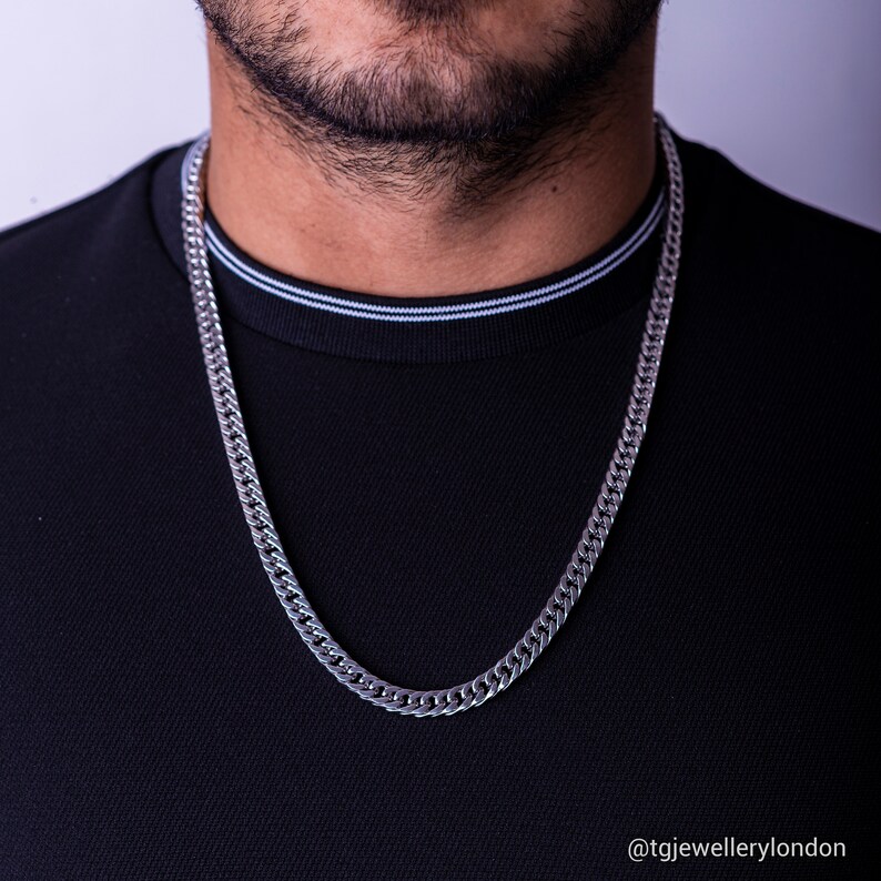 Heavy Curb Cuban Chain Necklace for Men Jewelry Making Chain - Etsy