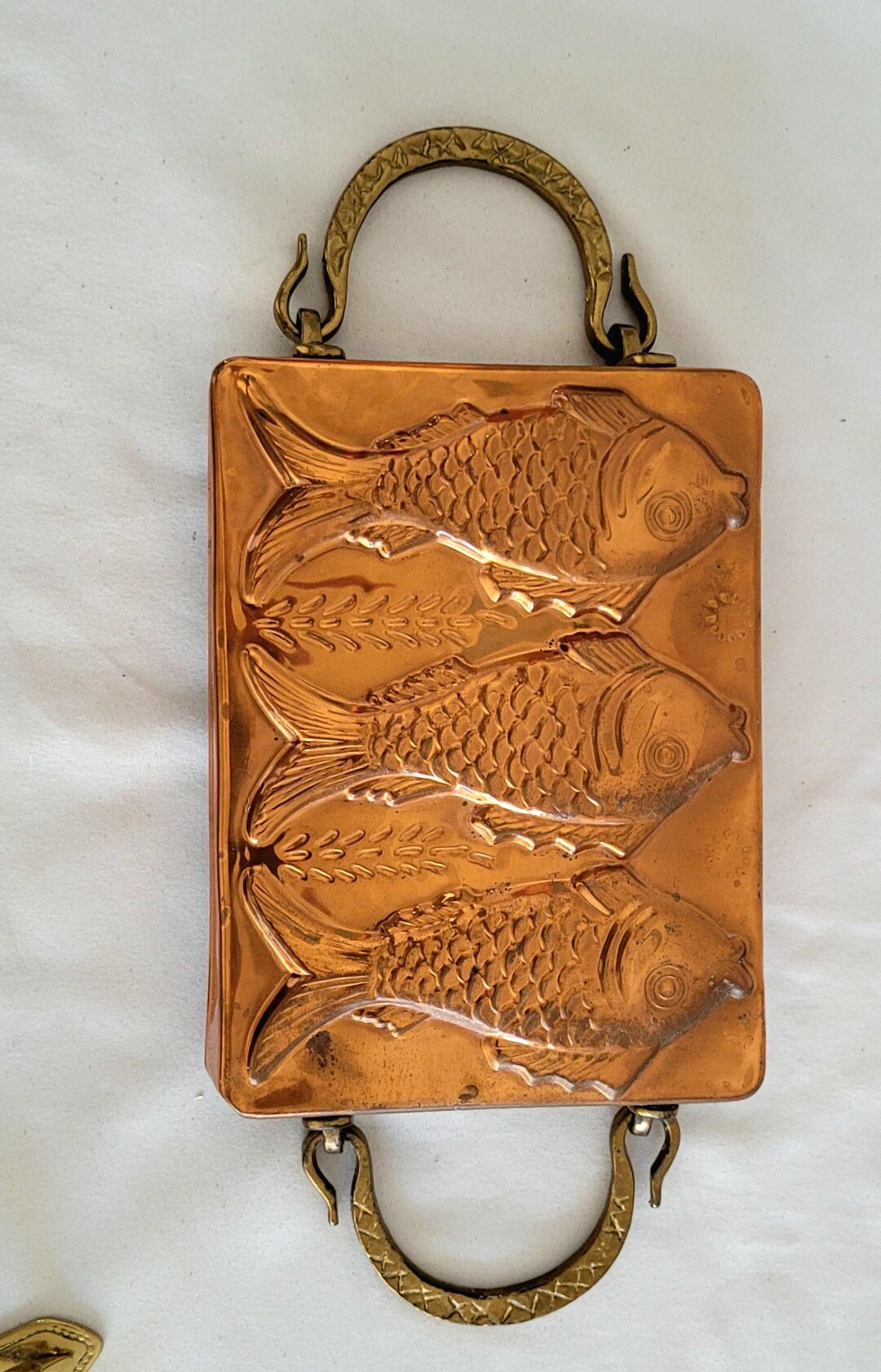 Vintage Copper Fish Mold - Etsy