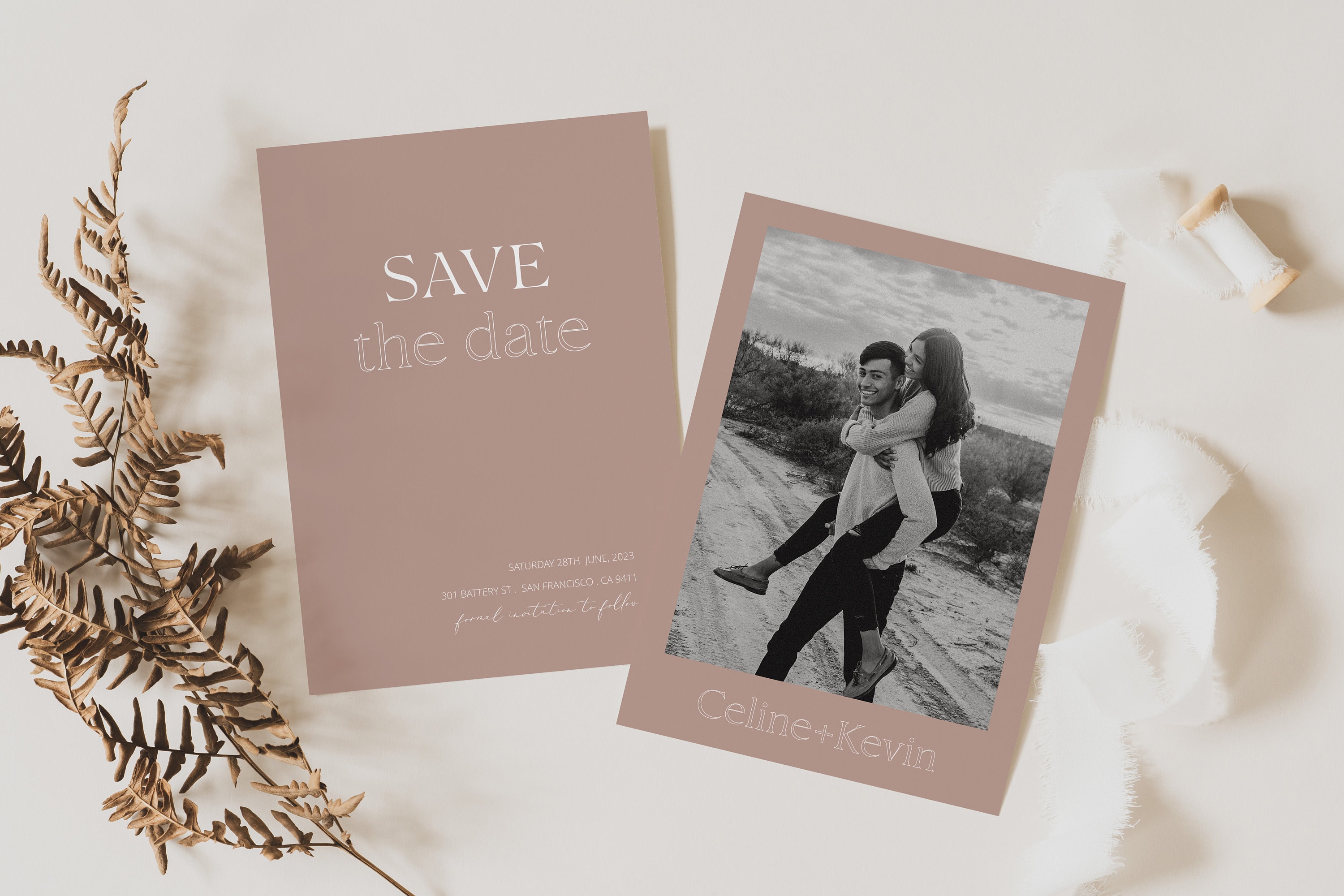 Printable Save the Date Card, Save the Date Invitations, Save Our Date ...