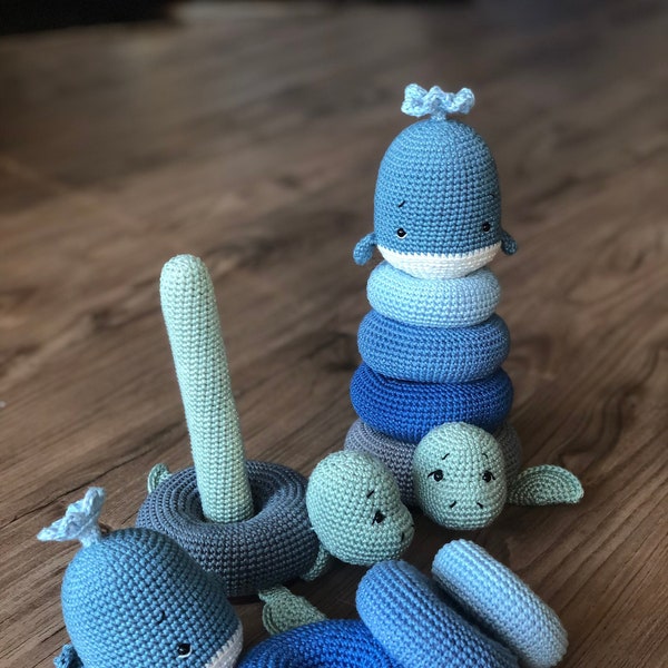 Crochet Stacking Toy - Etsy