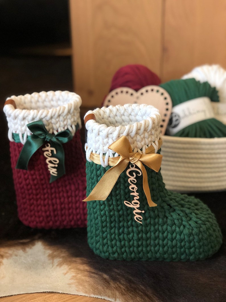 German - Santa Claus Boots - Crochet Pattern - Etsy