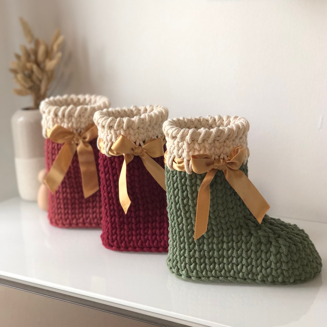 German - Santa Claus Boots - Crochet Pattern - Etsy