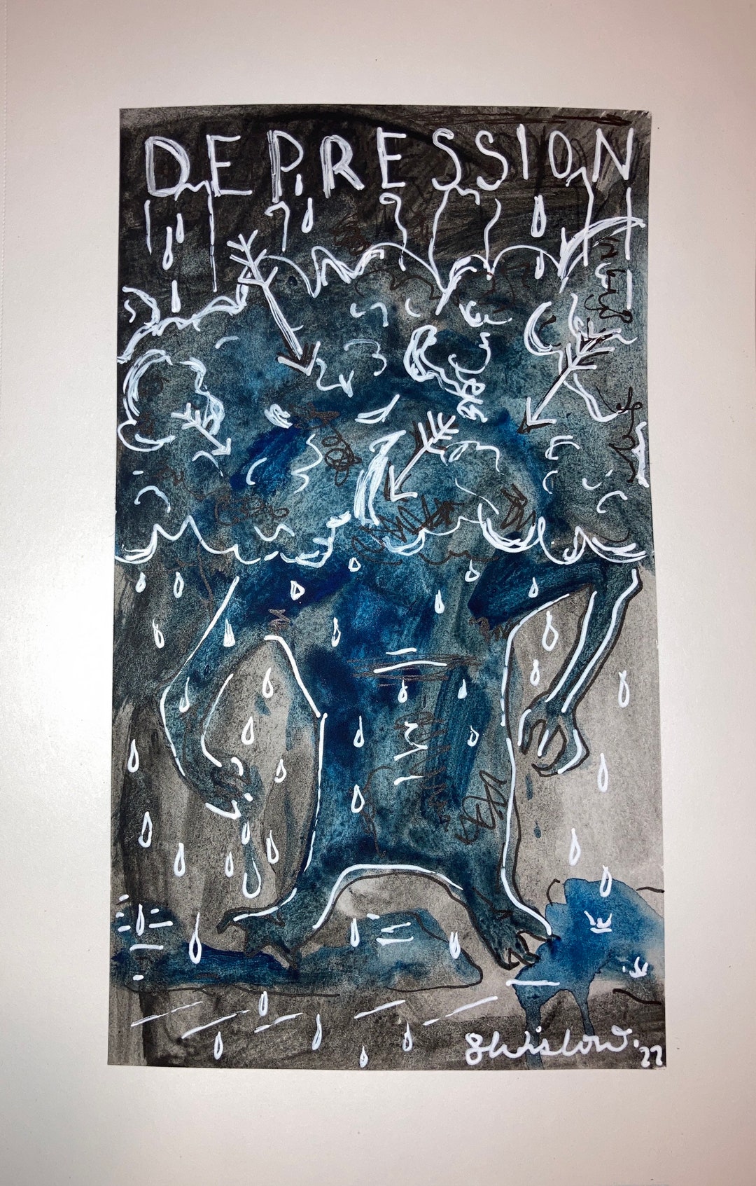 Depression Monster - Etsy