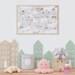 Child Room World Map, Kids Educational Map, World Map Mural for Digital ...