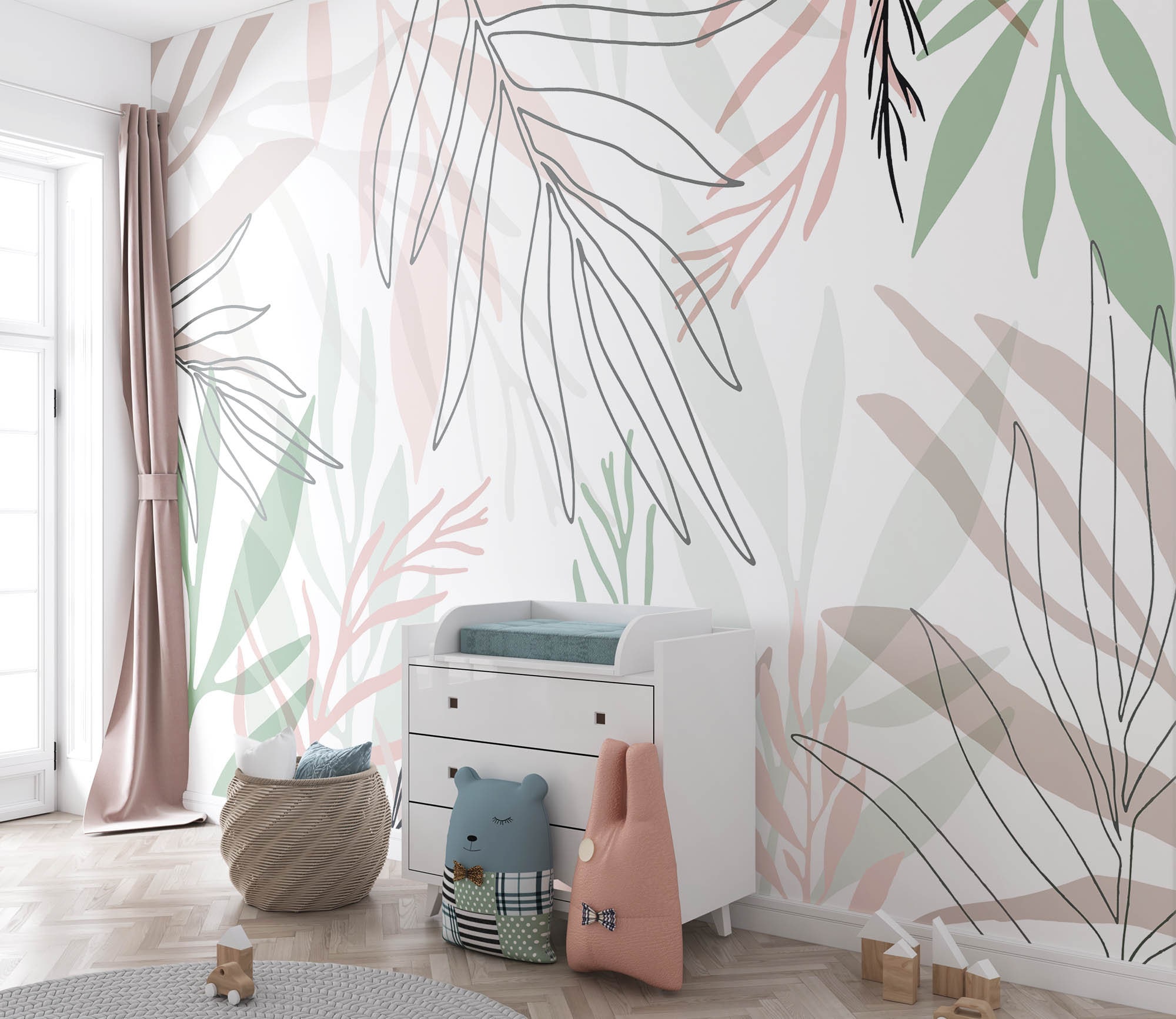 Colorful Leaves Art, Leaf Wallpaper, Tropical Leaf Design , for Digital ...