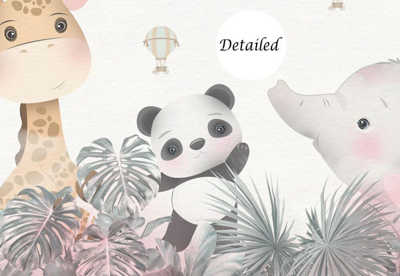 Sweet Animals Wallpaper ,cute Animals in the Forest for Children's ...