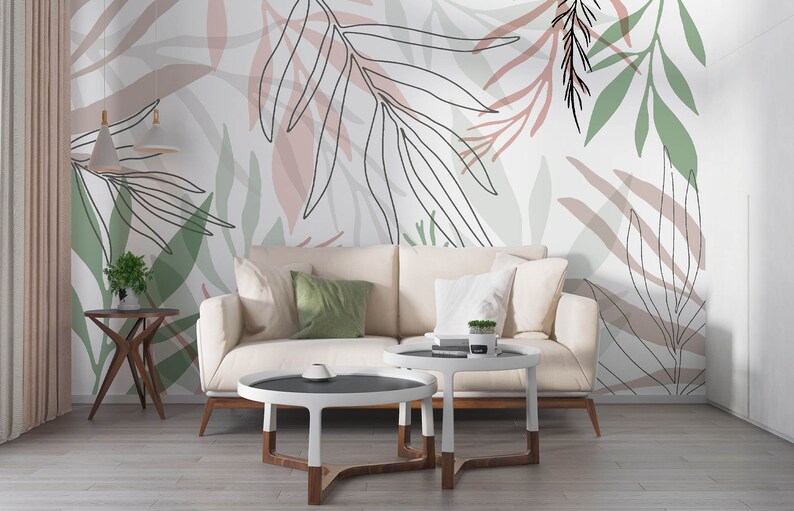 Colorful Leaves Art, Leaf Wallpaper, Tropical Leaf Design , for Digital ...