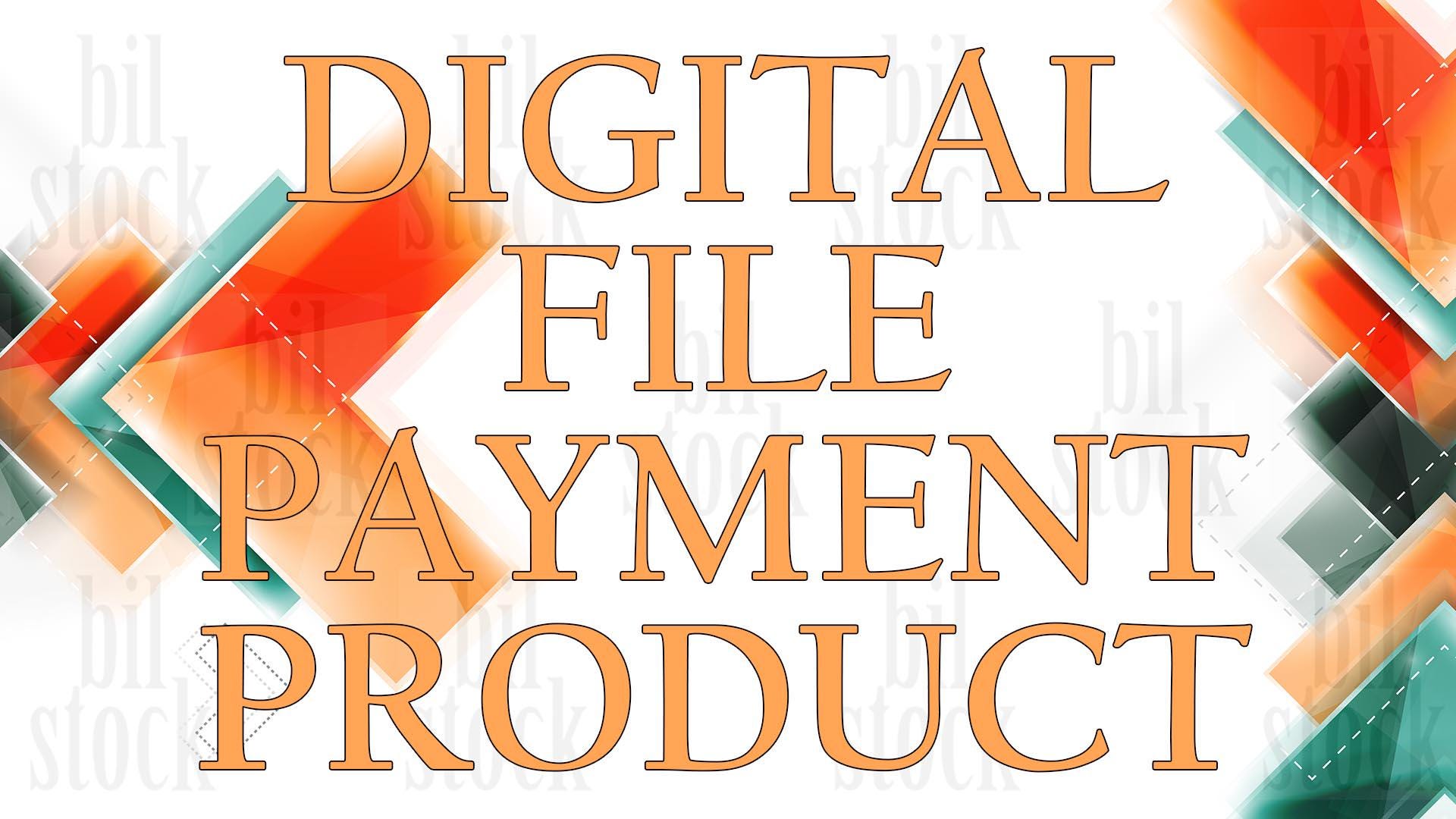 Digital File Payment (digital Print) - Etsy