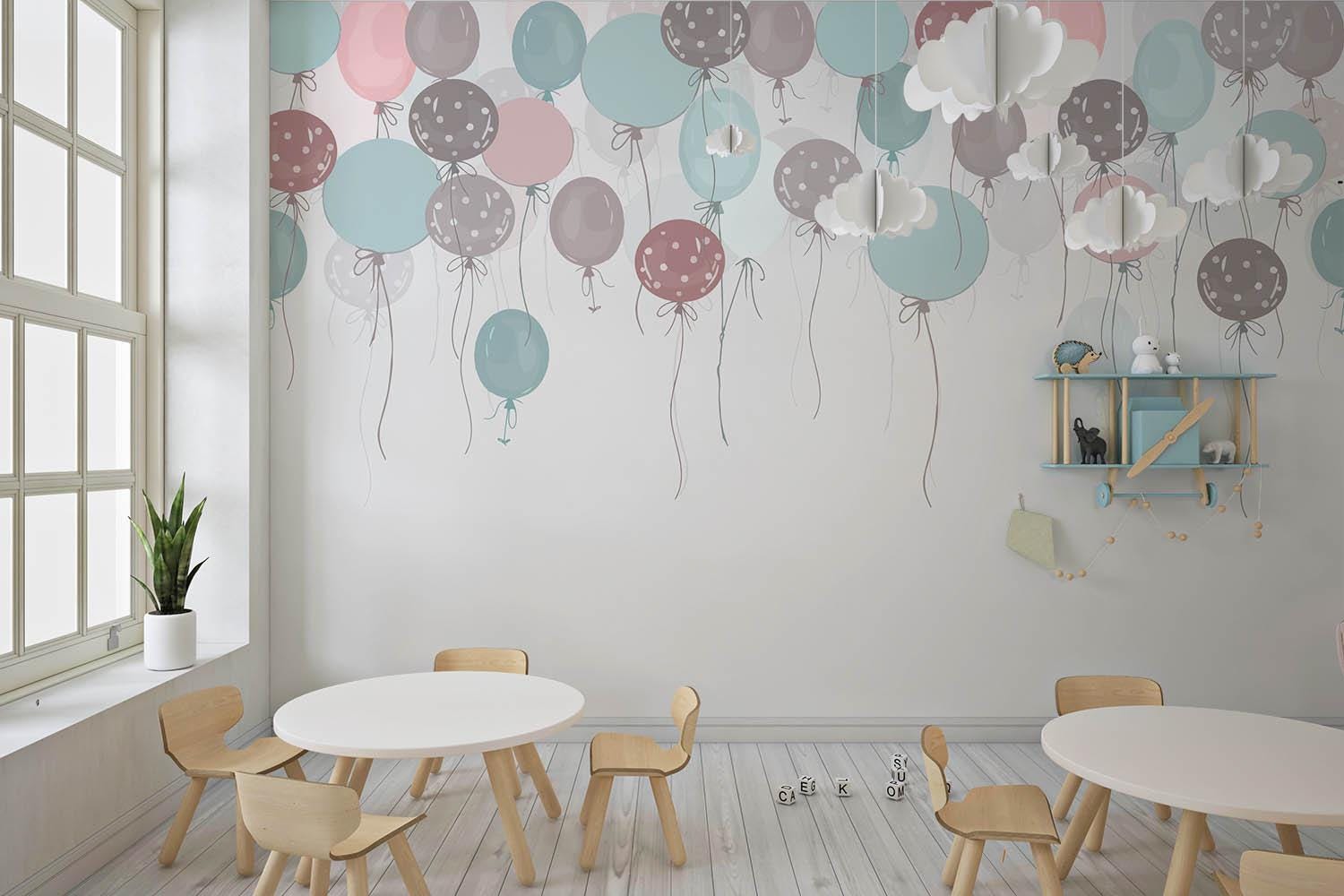 Hot Air Balloons, Cute Balloon , Colored Balloon , Child Room Design ...