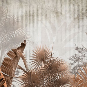 Brown Leaves Wallpaper, Leaf Art, Vintage Design, for Digital Print ...