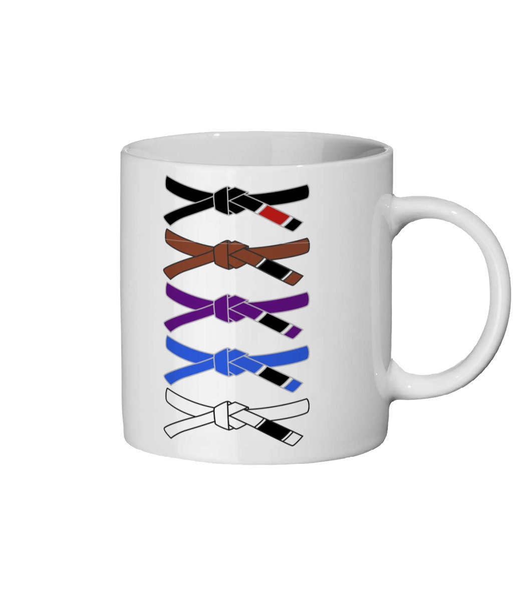 Brazilian Jiu-jitsu Belt Mug, BJJ Mugs, BJJ Themed Mugs, MMA Mugs - Etsy