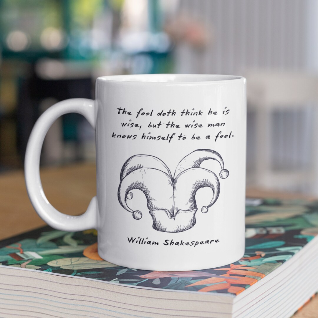 William Shakespeare Mugs, Shakespeare Quote Mugs, as You Like It - Etsy