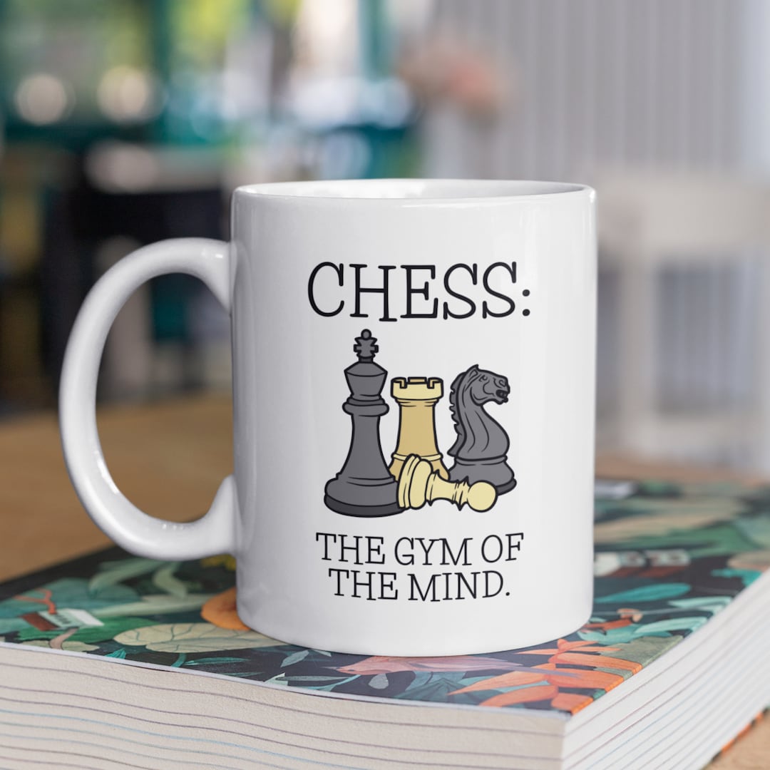 Chess Mug, Chess Lovers Gift, Chess Pieces Mug, Chess Player Gift - Etsy