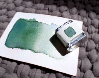 Heavy Emerald Handmade Watercolor Paint by P. - Etsy