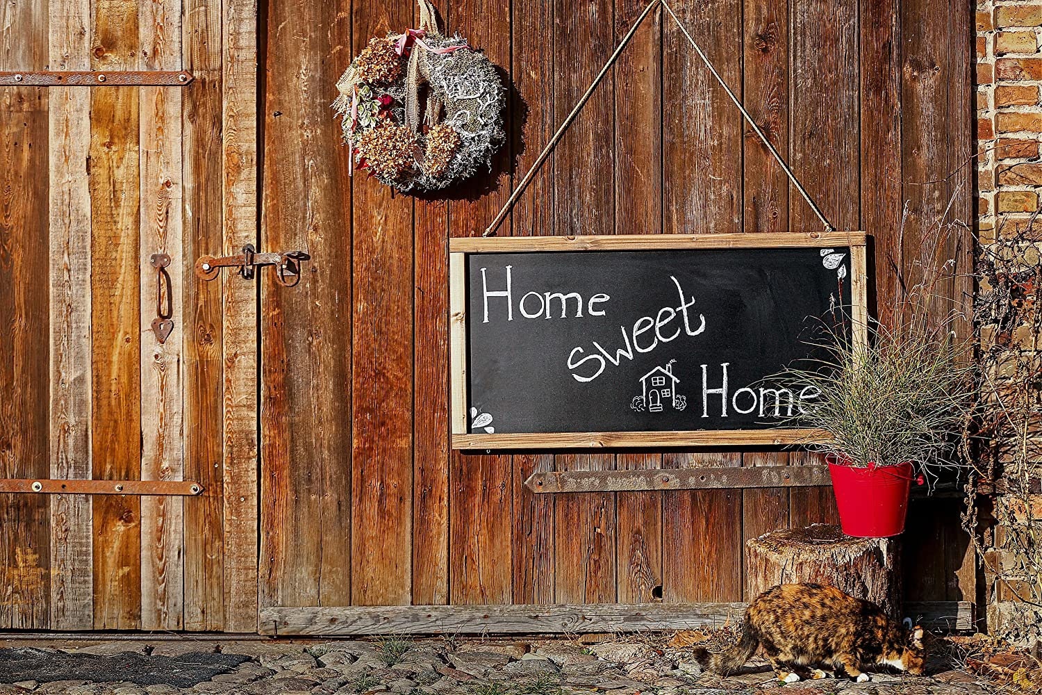 Weatherproof Outdoor Chalkboard Wall Board With Wooden Frame - Etsy