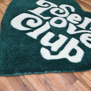 Heart Shaped Tufted Rug Girls Living Room Carpet Room Décor Rug Custom ...