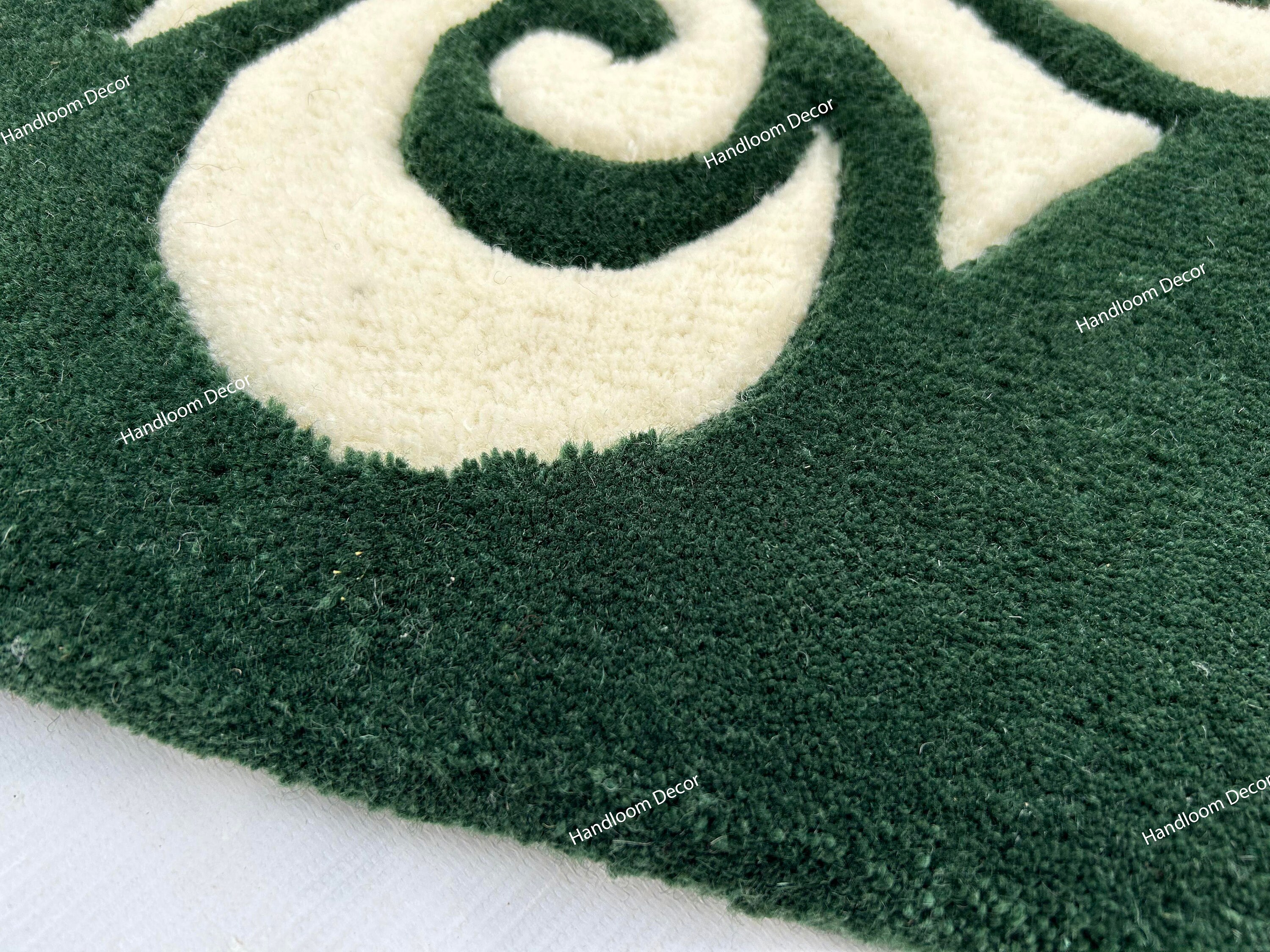 Heart Shaped Tufted Rug Girls Living Room Carpet Room Décor Rug Custom ...