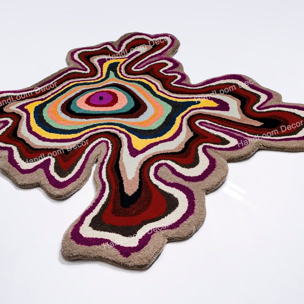 Kidney Shaped Rug - Etsy