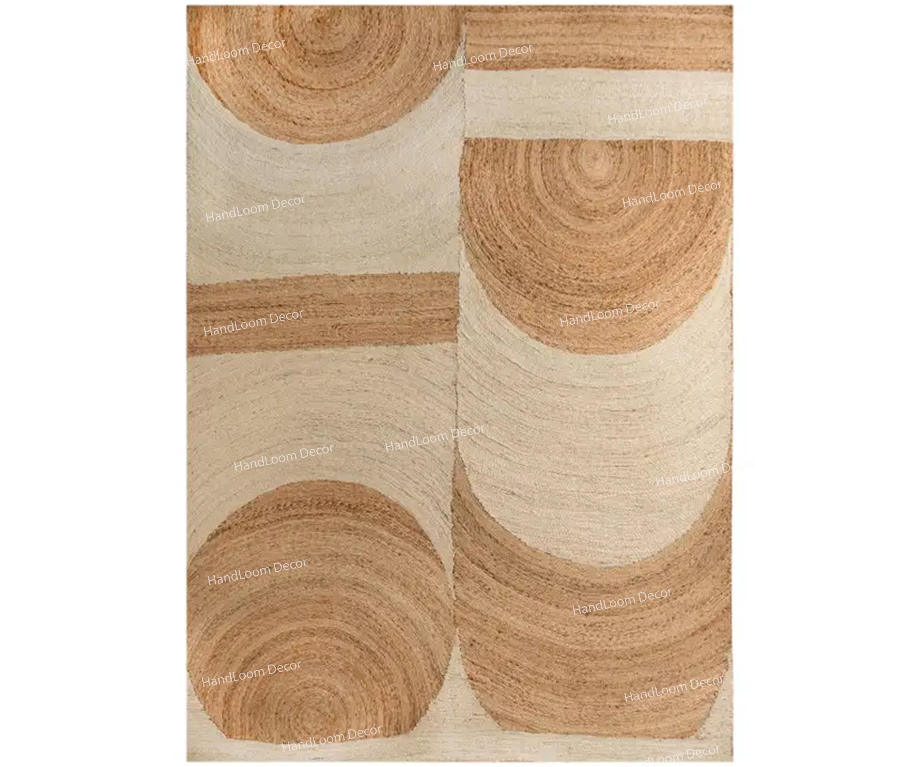 Jute Rug Modern Jute Area Rug Living Room Rug Boho Decor Modern Area ...