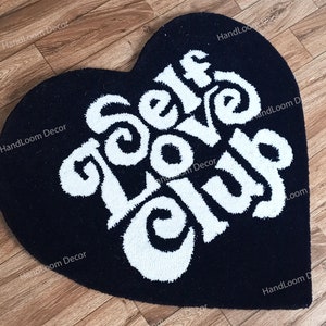 Heart Shaped Tufted Rug Girls Living Room Carpet Room Décor Rug Custom ...