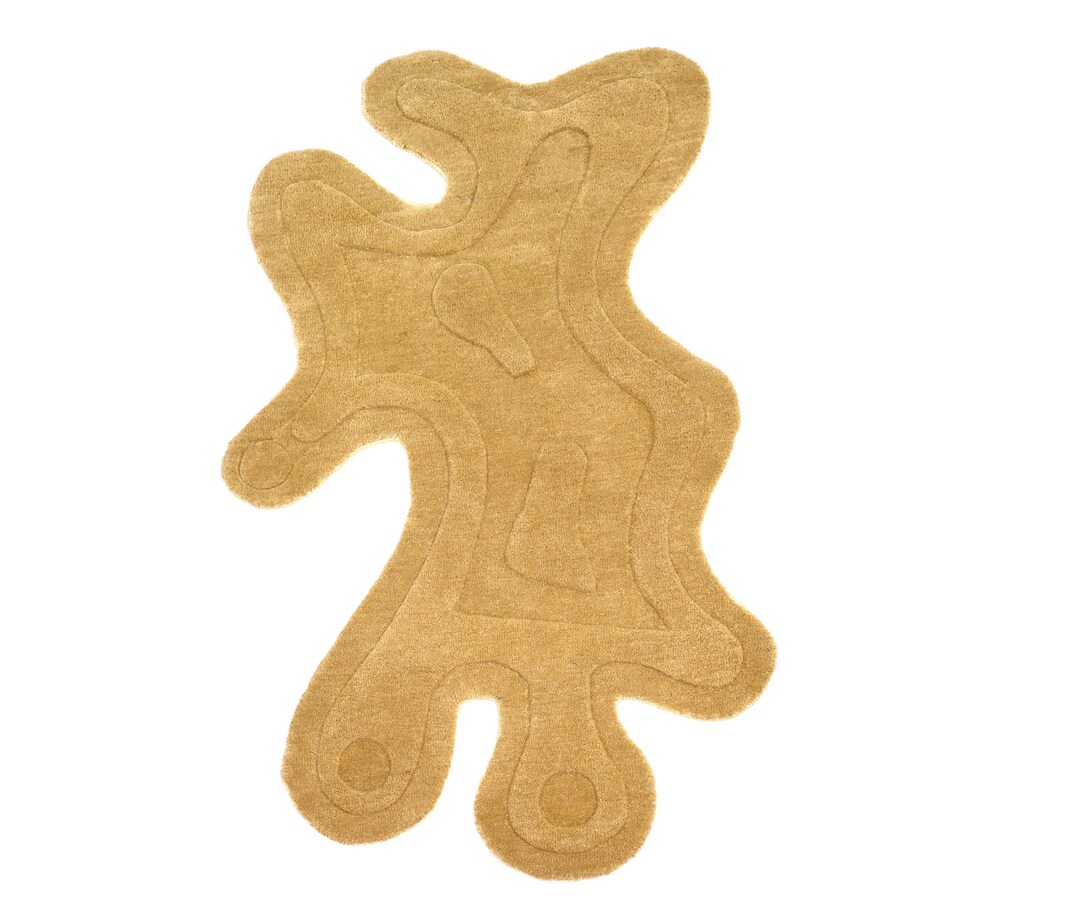 Irregular Shaped Rug Tufted Wool Rug Woolen Area Rugs Carpets for ...