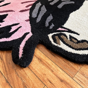 Satoru Gojo Anime Rug Tufted Wool Rug Large Area Rug Home Décor ...